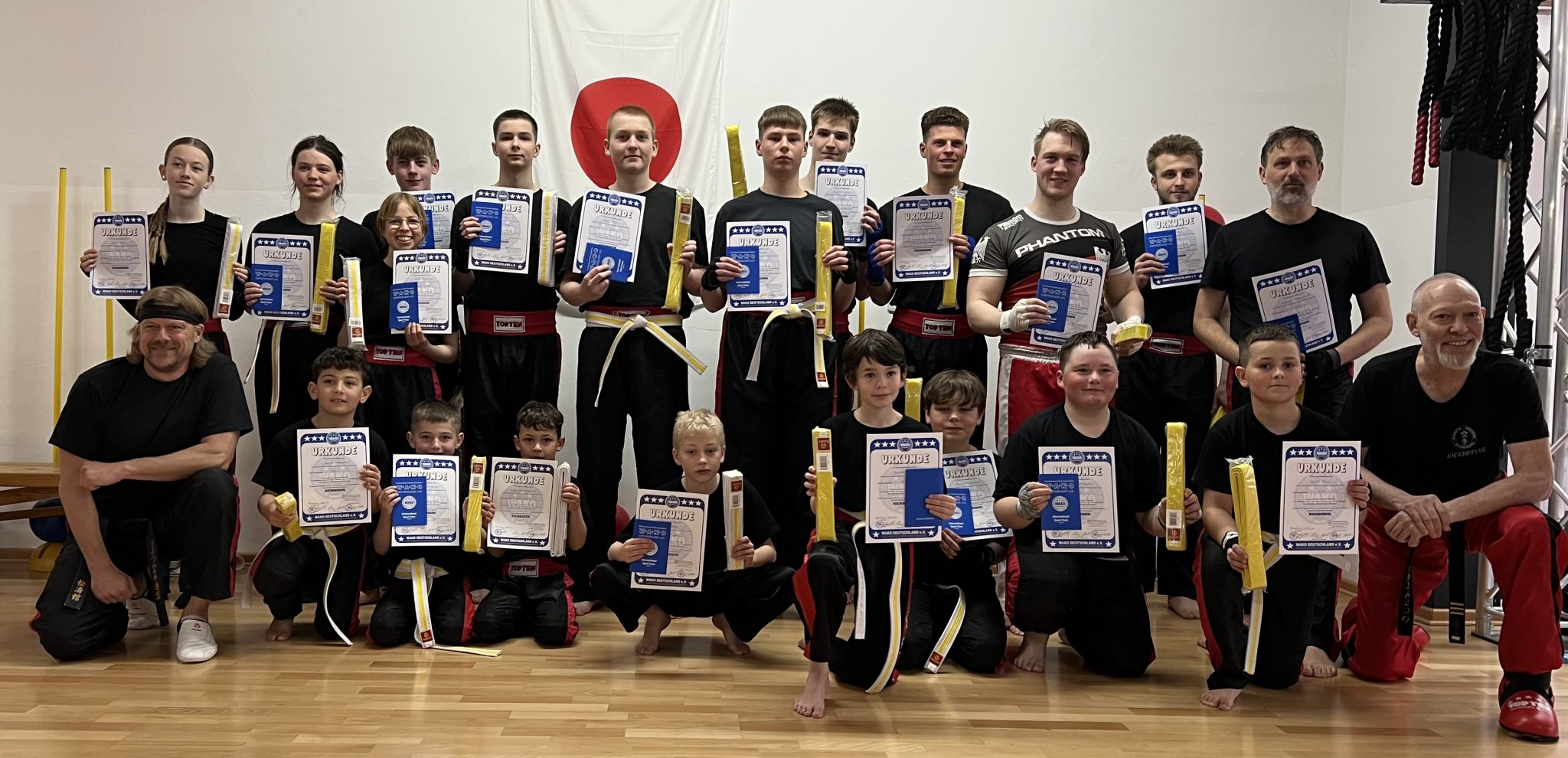 Kickbox Prüfung im KCF - Sport- und Kampfkunstschule